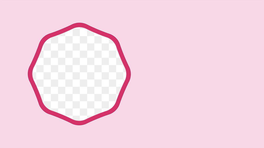 PNG pink round frame sticker | Premium PNG - rawpixel