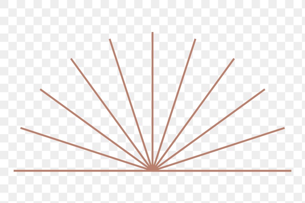 Half sun rays png sticker, | Premium PNG - rawpixel