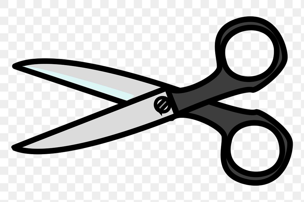 Scissors png illustration, transparent background. | Free PNG - rawpixel