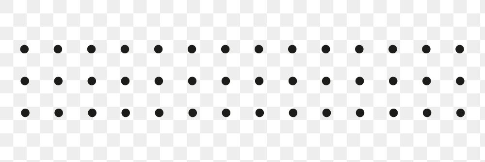 Dotted divider png sticker, transparent | Premium PNG - rawpixel