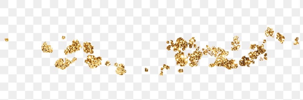 Glitter gold png sticker, transparent | Premium PNG - rawpixel