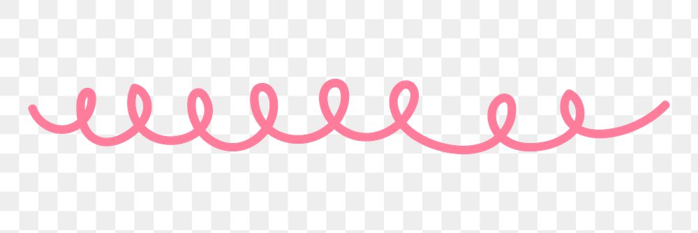 Pink squiggle png sticker, | Premium PNG - rawpixel