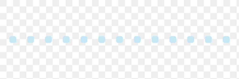 Blue dotted line png divider | Premium PNG - rawpixel