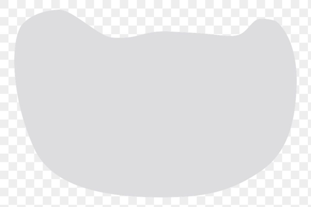 Gray shape png badge sticker, | Premium PNG - rawpixel