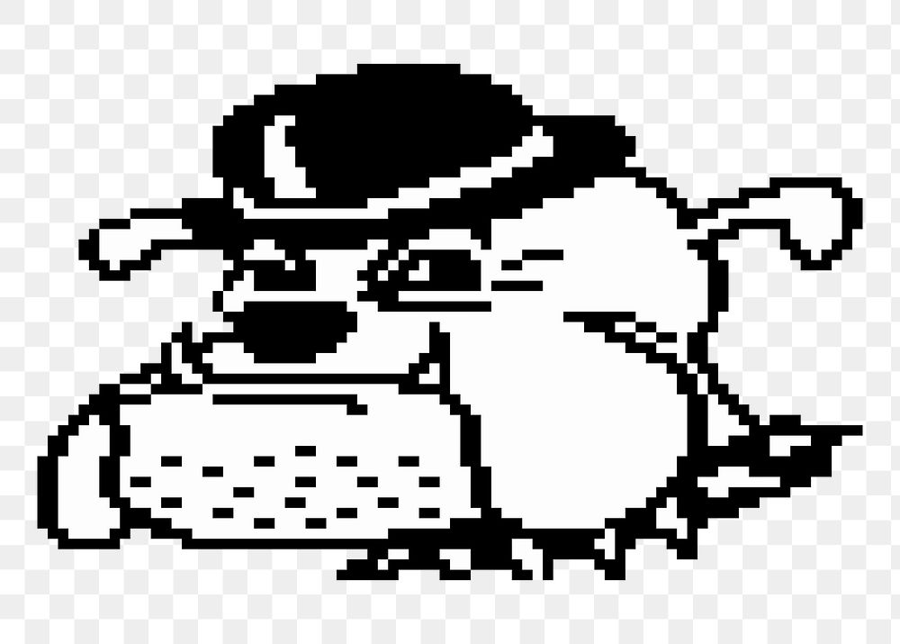 Pixel dog png sticker, transparent | Free PNG - rawpixel