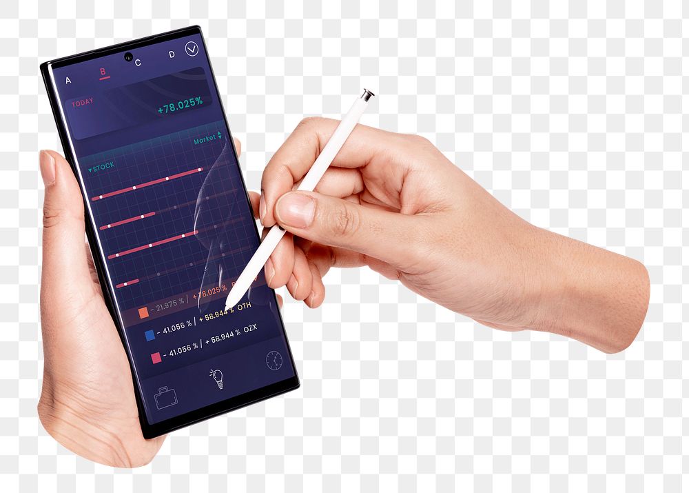 PNG Mobile phone screen digital | Premium PNG - rawpixel