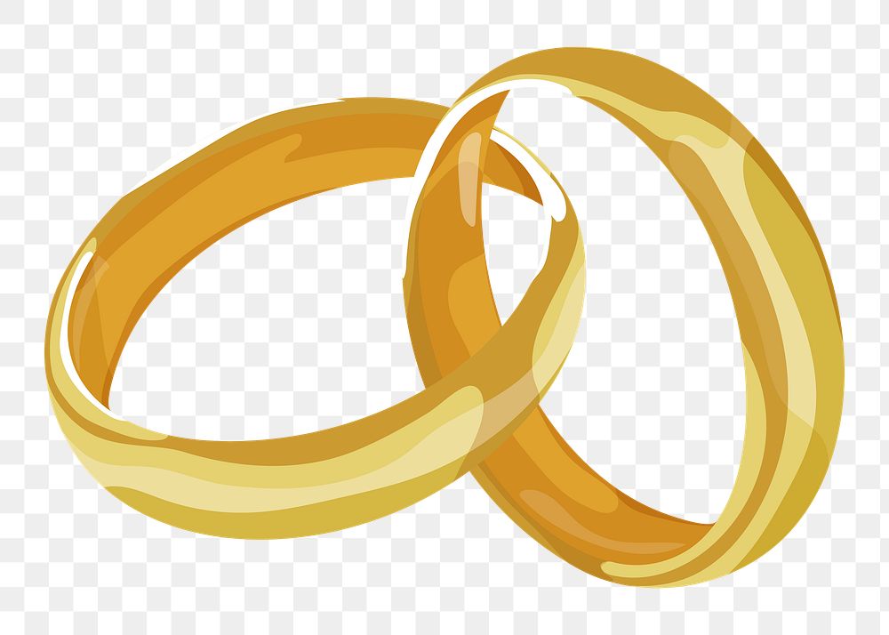 Couple png wedding bands, transparent | Premium PNG - rawpixel
