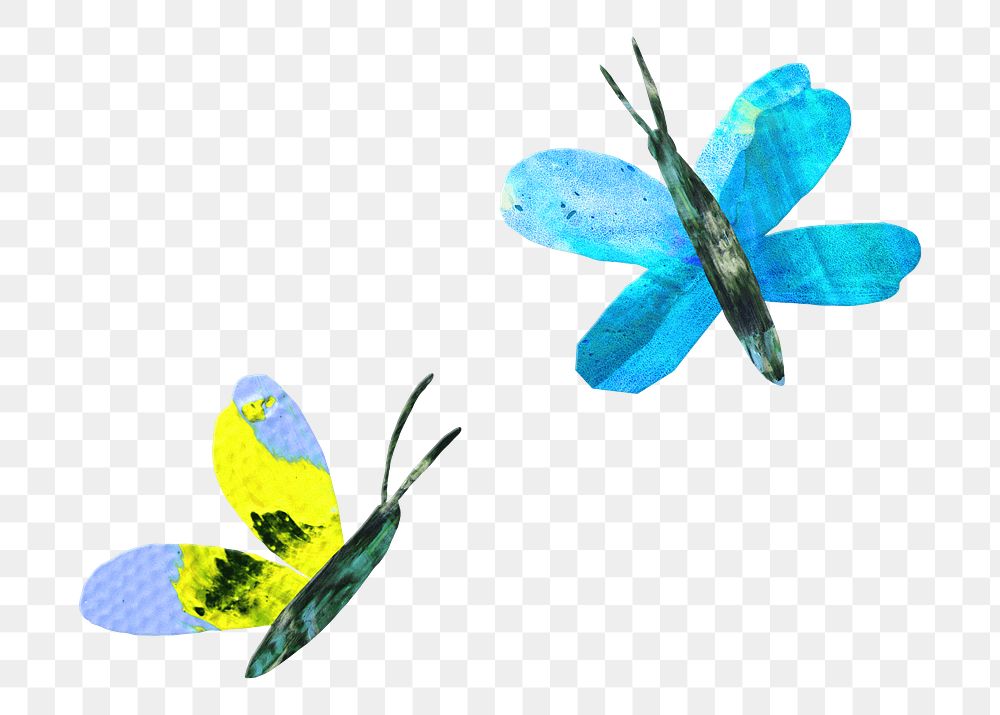 PNG Flying butterflies, animal paper | Premium PNG - rawpixel