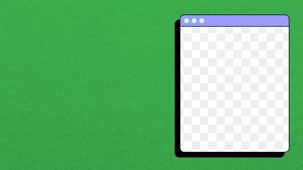 Green pop-up window png frame, | Free PNG - rawpixel