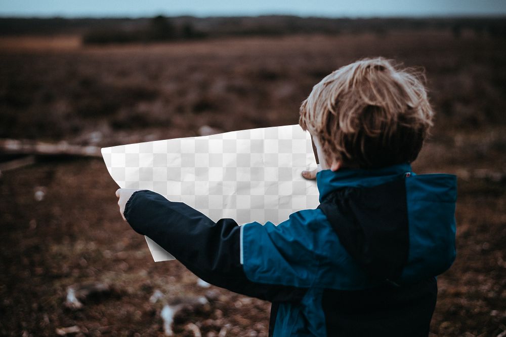 Map paper png mockup, transparent | Free PNG - rawpixel