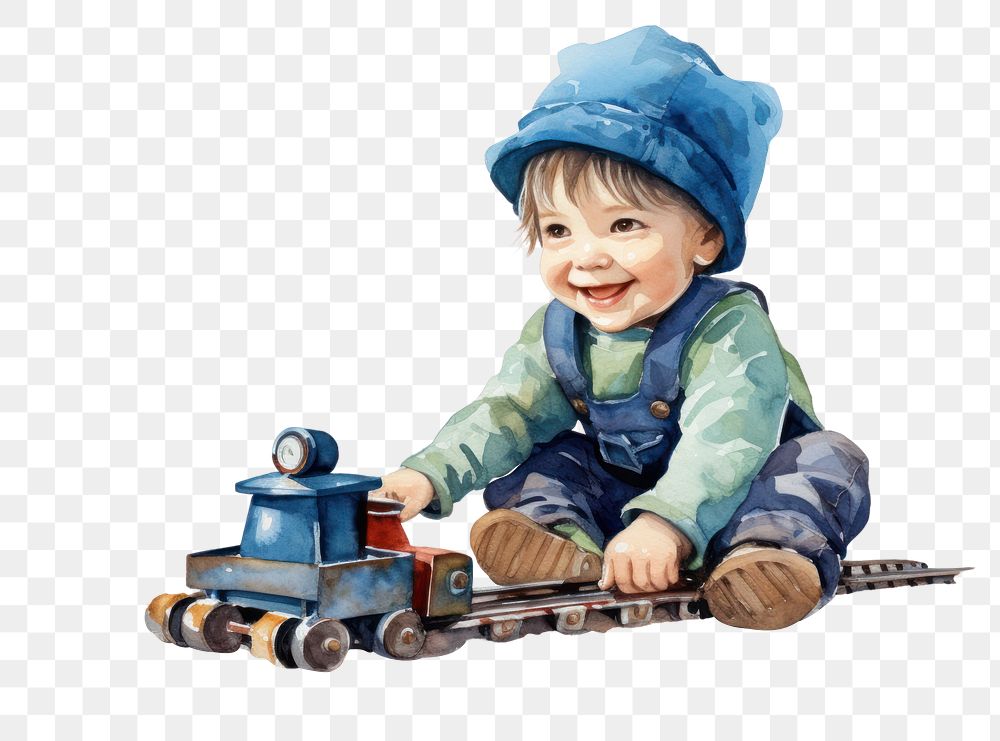 PNG Baby portrait vehicle toy | Free PNG - rawpixel