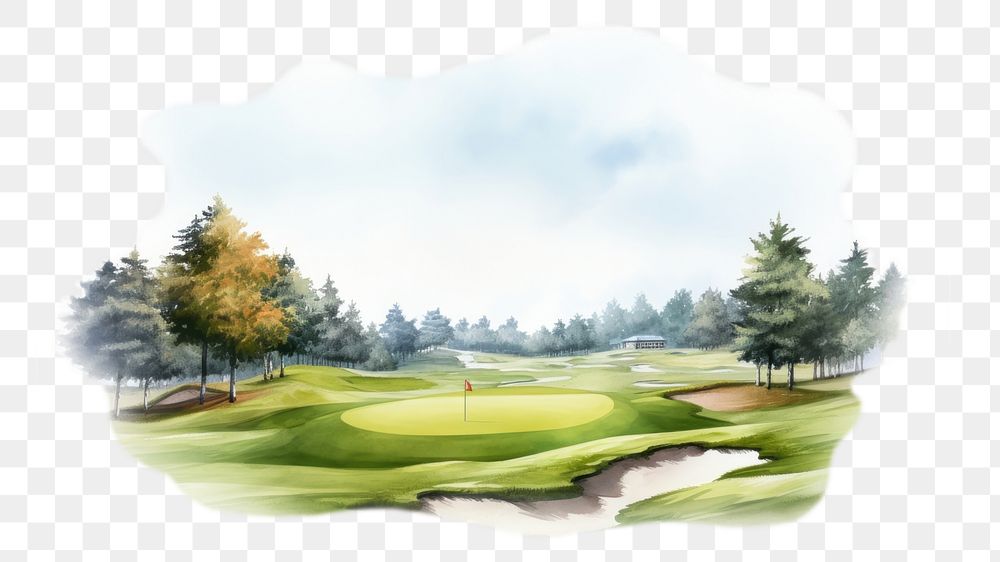 PNG Outdoors nature sports golf. | Premium PNG - rawpixel