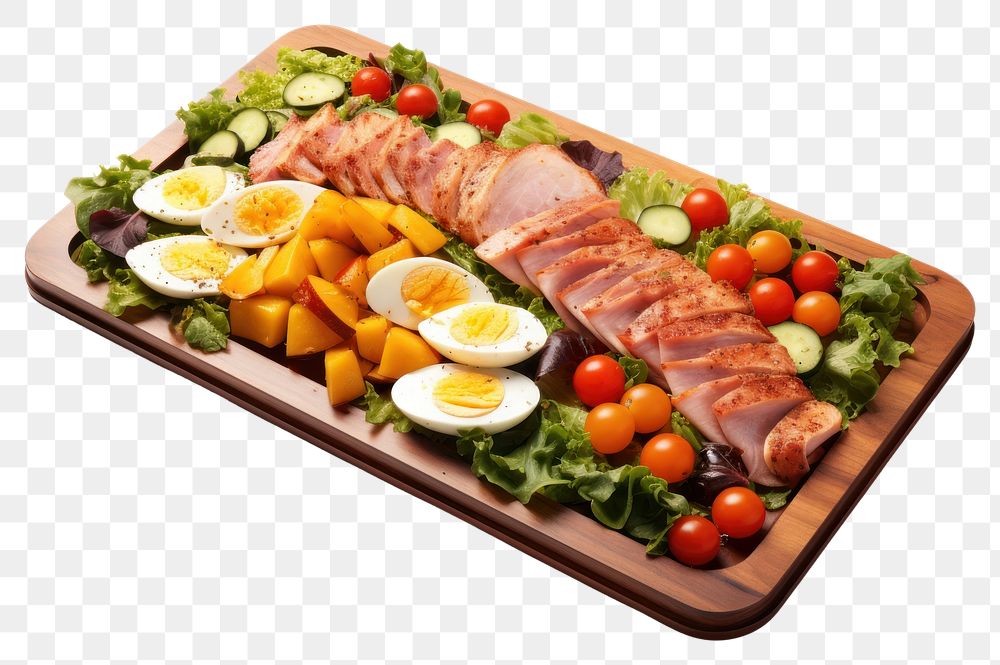 PNG Lunch plate food meat. | Premium PNG - rawpixel