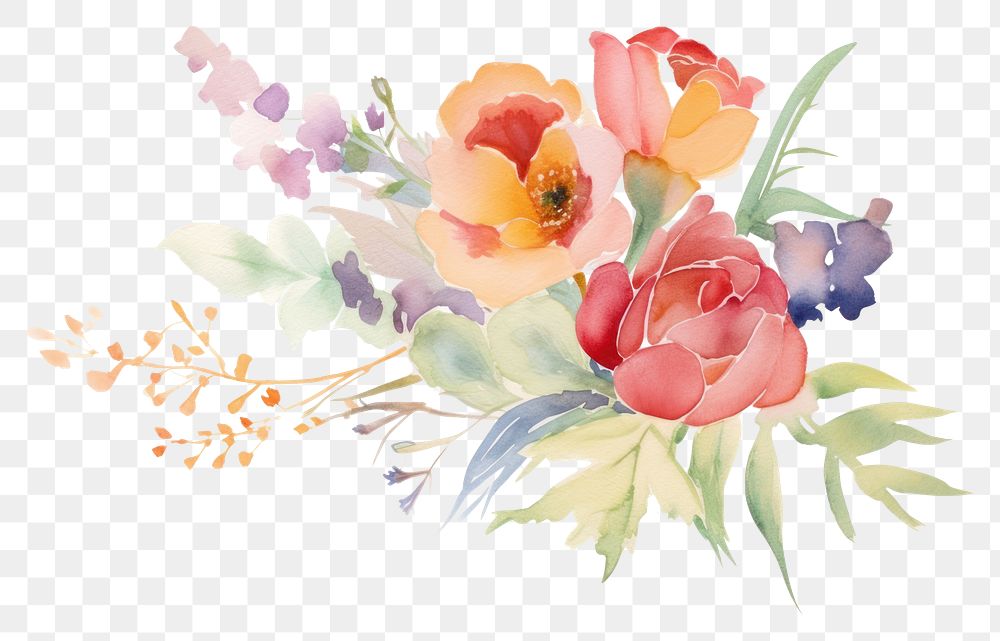 PNG Painting pattern flower plant | Premium PNG - rawpixel