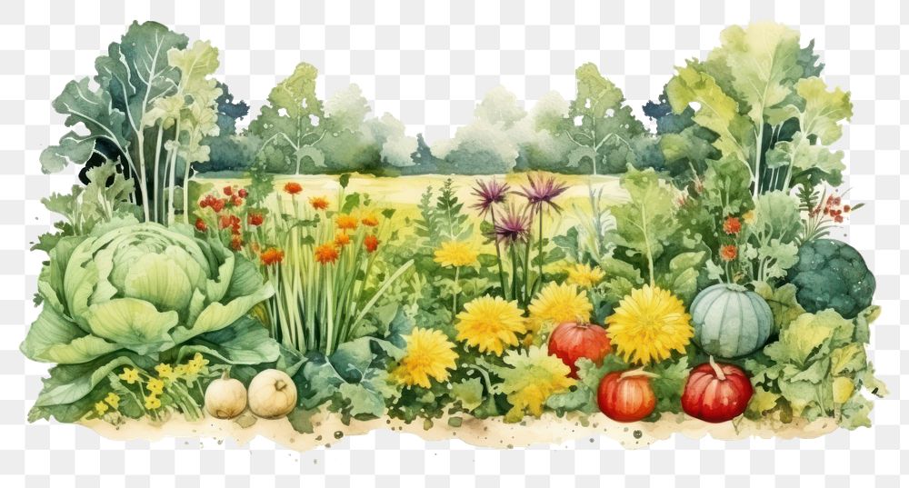 PNG Vegetable outdoors nature garden. | Premium PNG - rawpixel