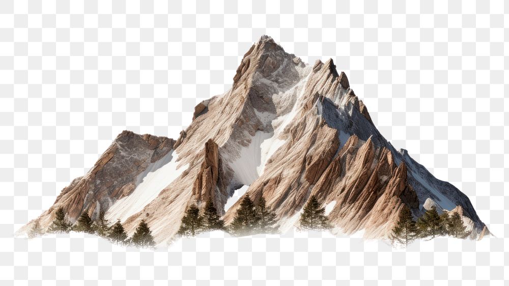 PNG Mountain outdoors nature mountaineering. | Premium PNG - rawpixel