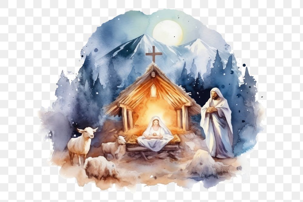 PNG Representation nativity scene spirituality | Premium PNG - rawpixel