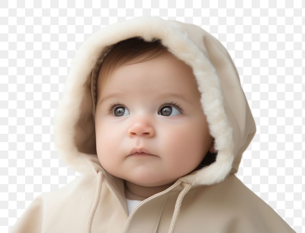 PNG Portrait baby hood photography. | Premium PNG - rawpixel