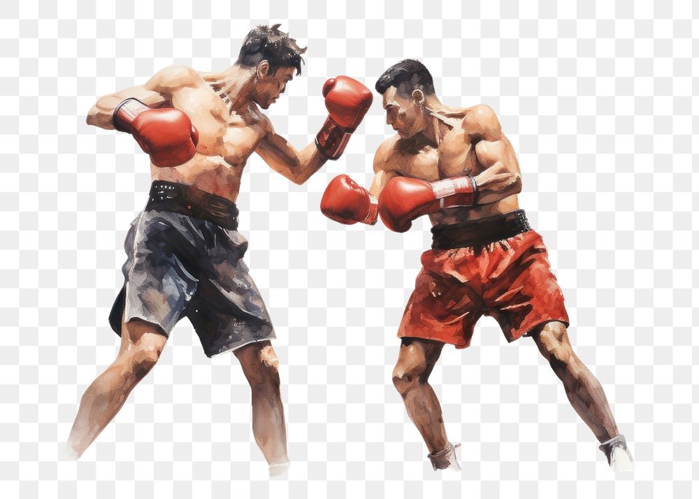 PNG Boxing competition punching athlete. | Free PNG - rawpixel
