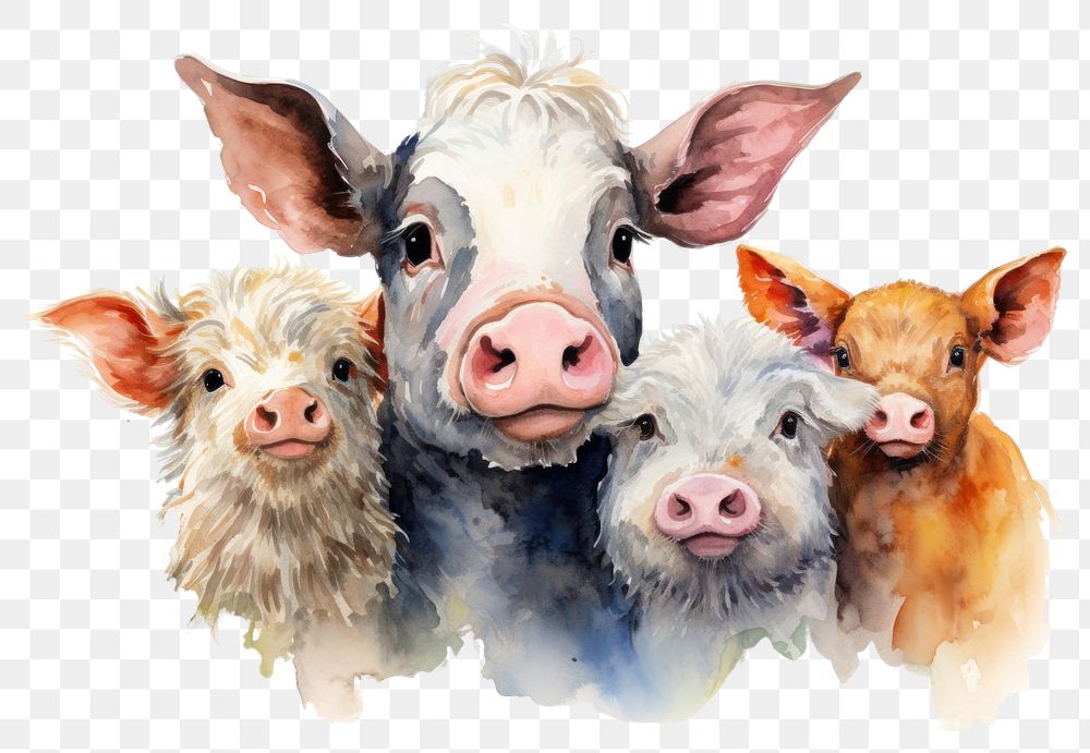 PNG Animal livestock mammal cattle | Premium PNG - rawpixel