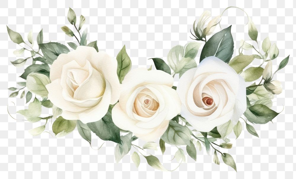PNG Rose flower plant white | Free PNG - rawpixel