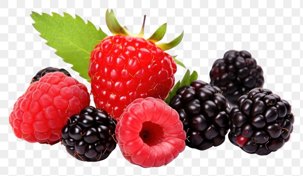 PNG Blackberry raspberry berries fruit. | Free PNG - rawpixel