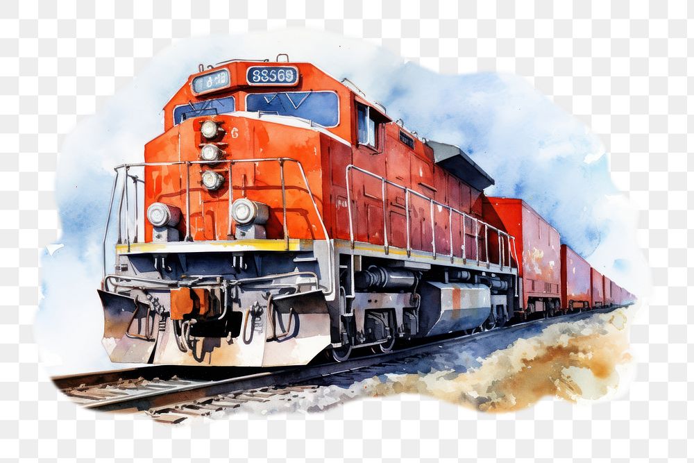 PNG Locomotive vehicle railway train. | Free PNG - rawpixel