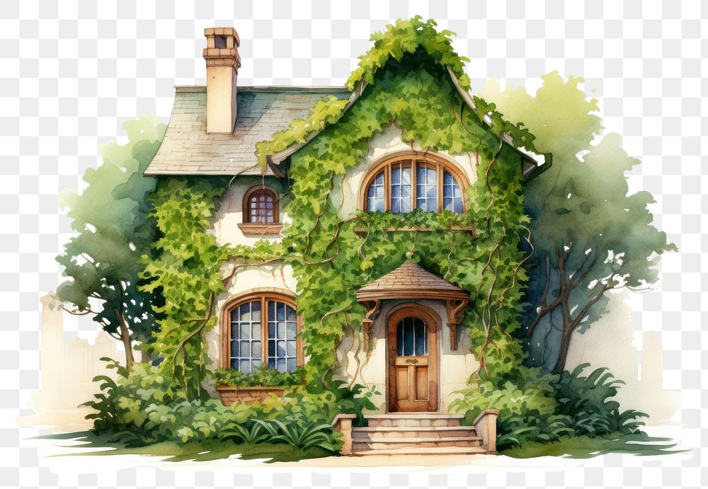 PNG Architecture building cottage house. | Premium PNG - rawpixel