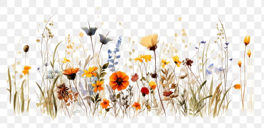 PNG Flower wildflower outdoors pattern | Free PNG - rawpixel