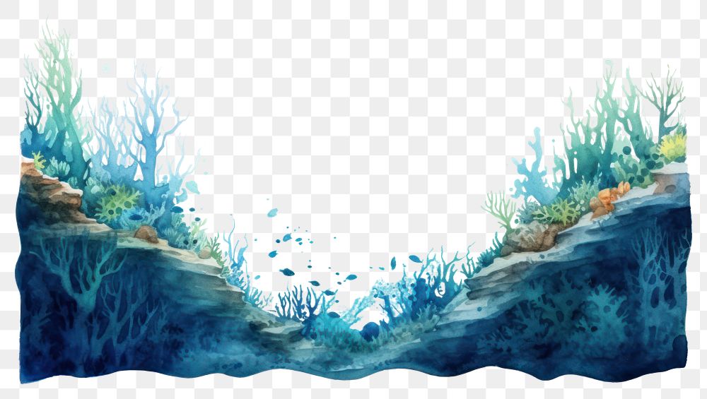 PNG Underwater outdoors nature ocean | Premium PNG - rawpixel