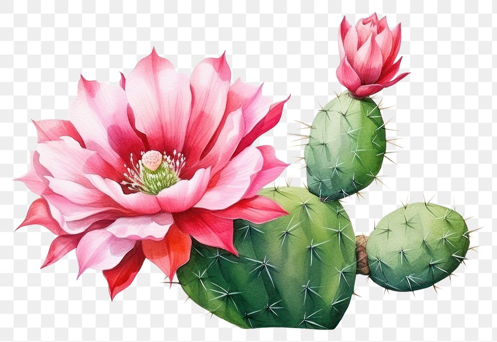 PNG Cactus flower plant inflorescence. | Free PNG - rawpixel