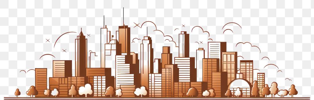 PNG City architecture building drawing. | Premium PNG - rawpixel