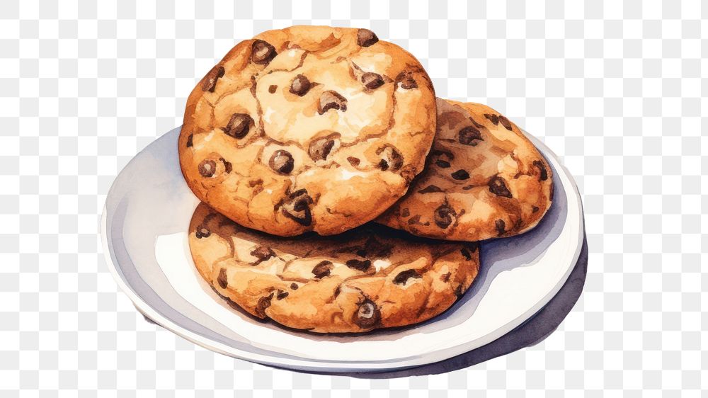 PNG Cookie plate food confectionery | Premium PNG - rawpixel