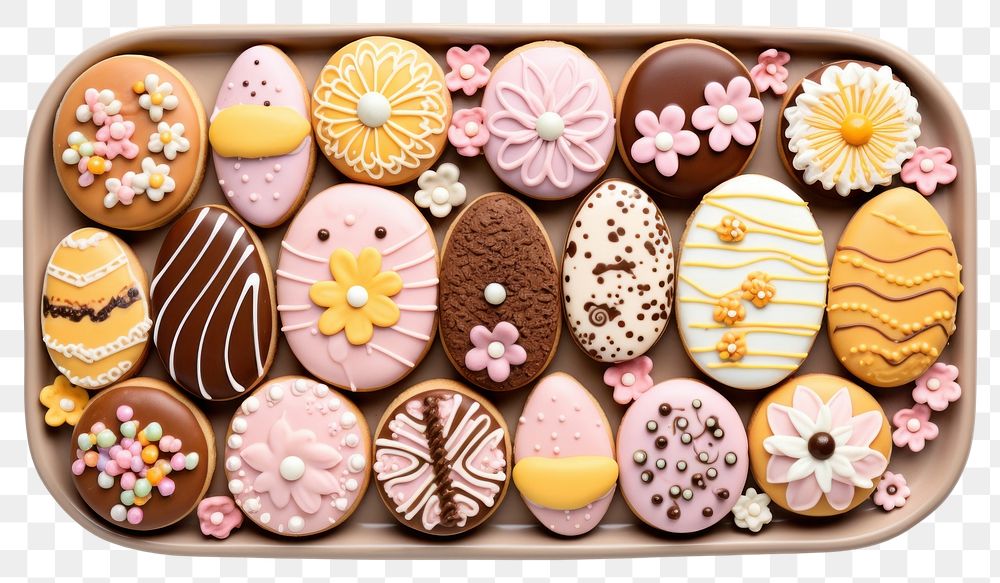 PNG Dessert chocolate cookie easter. | Premium PNG - rawpixel