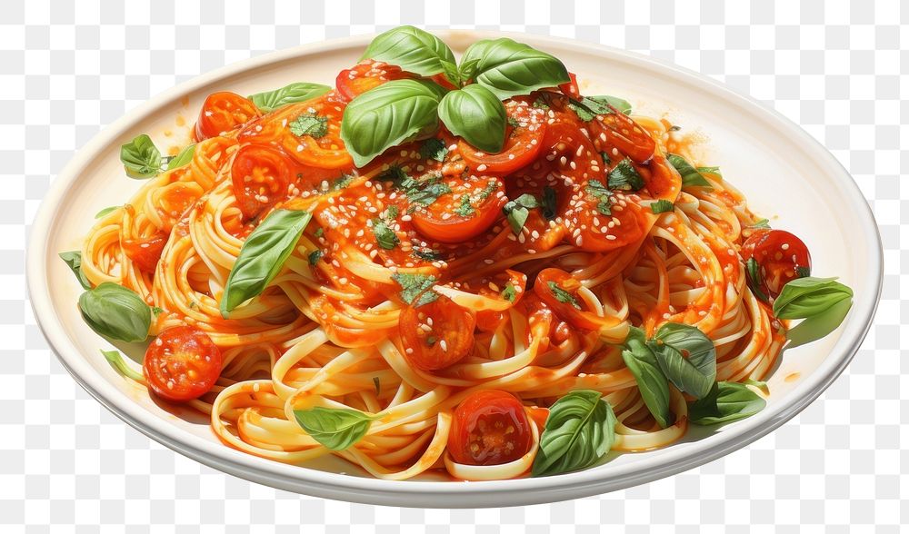 PNG Spaghetti pasta plate food. | Premium PNG - rawpixel