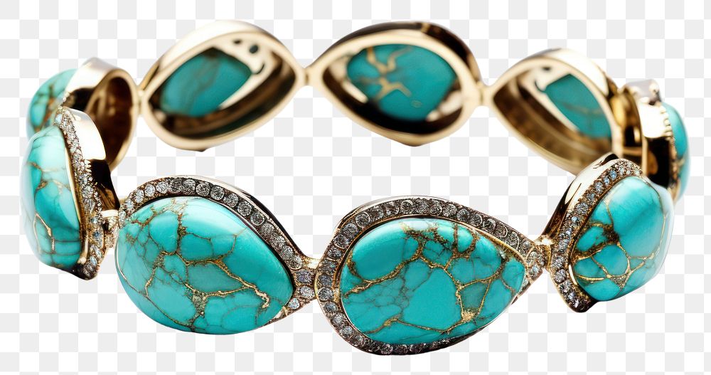 PNG Turquoise bracelet gemstone jewelry | Premium PNG - rawpixel