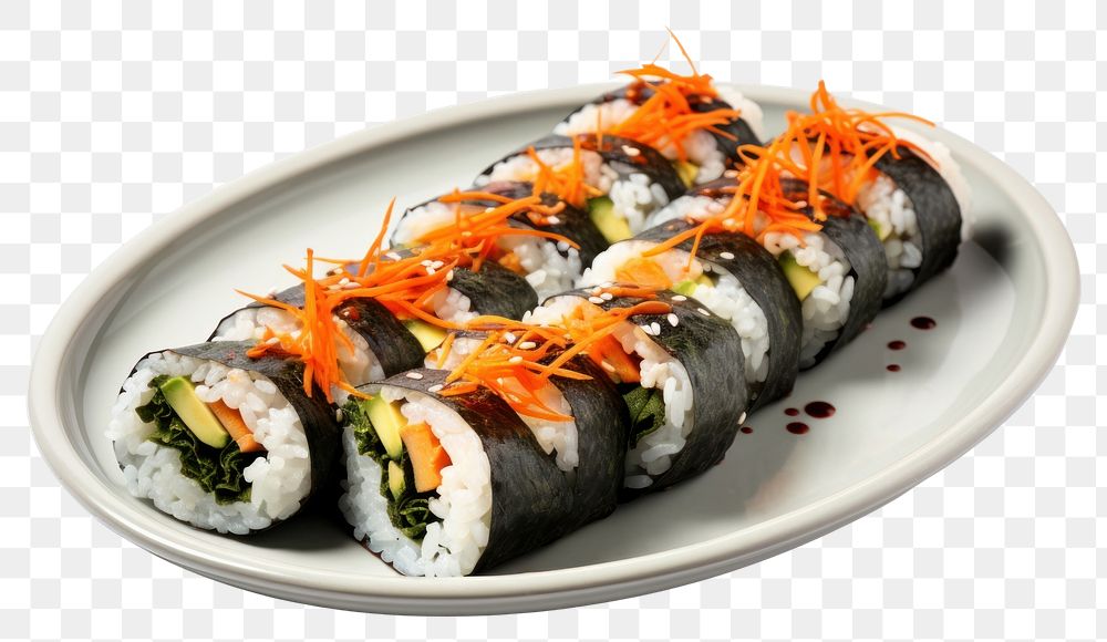 PNG Sushi plate food rice. | Free PNG - rawpixel