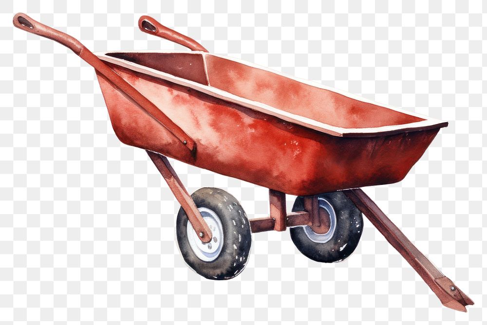 PNG Wheelbarrow vehicle red transportation. | Free PNG - rawpixel