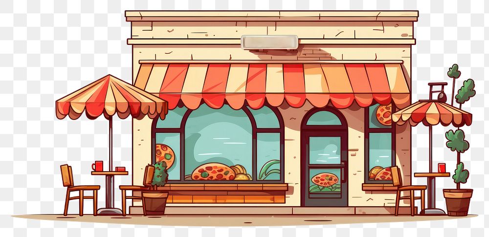 PNG Architecture restaurant outdoors building. | Premium PNG - rawpixel