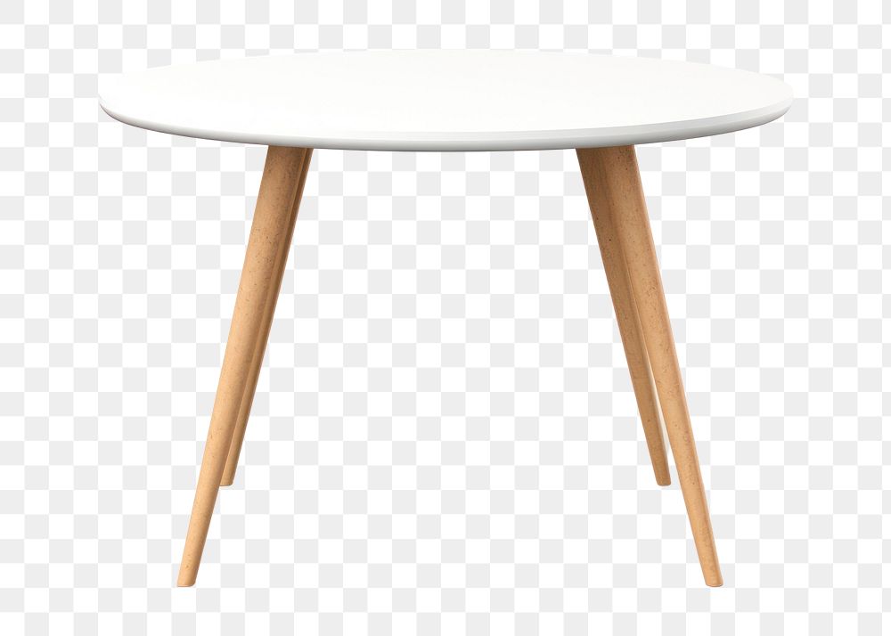 PNG Furniture table white wood. | Premium PNG - rawpixel