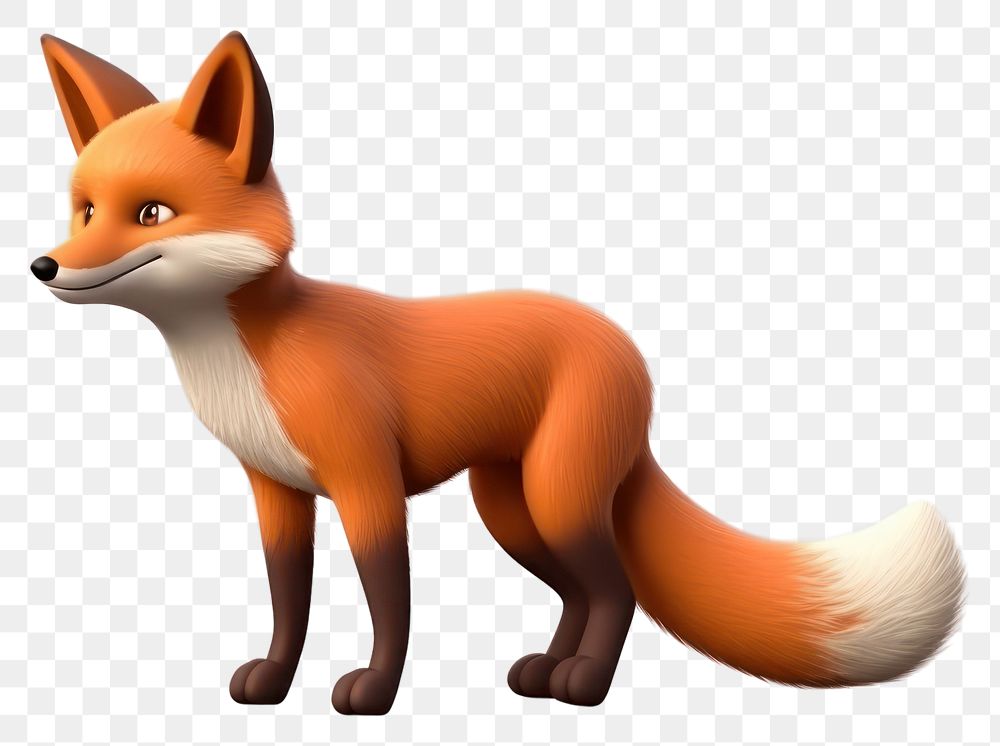 PNG Red fox cartoon mammal | Free PNG - rawpixel