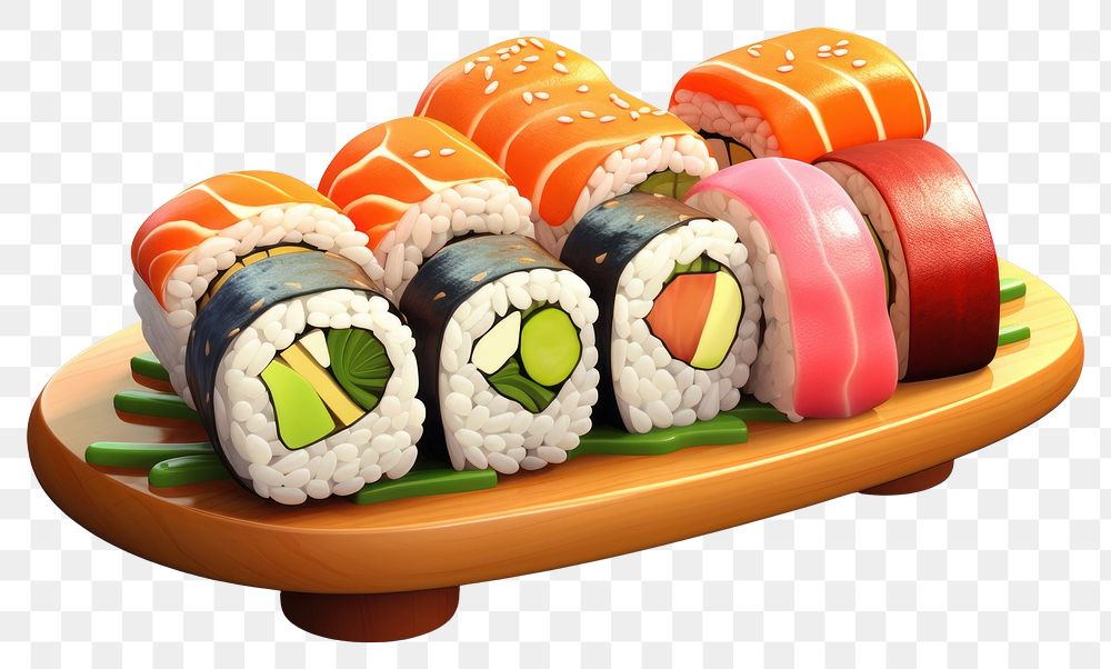 PNG Sushi food rice meal. | Free PNG - rawpixel