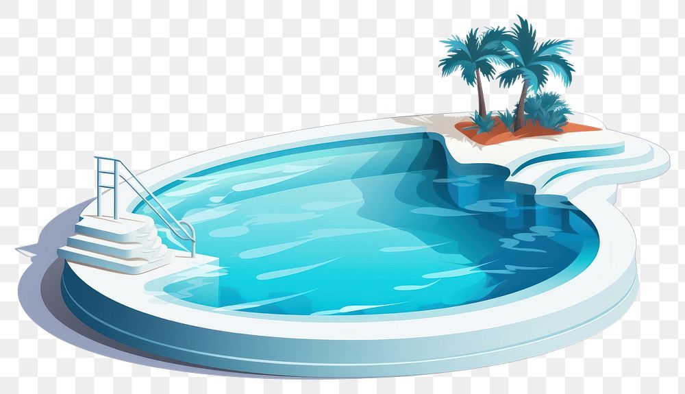 PNG Jacuzzi relaxation poolside outdoors. | Free PNG - rawpixel