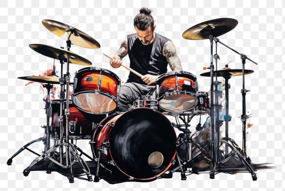 PNG Drums percussion musician drummer. | Premium PNG - rawpixel