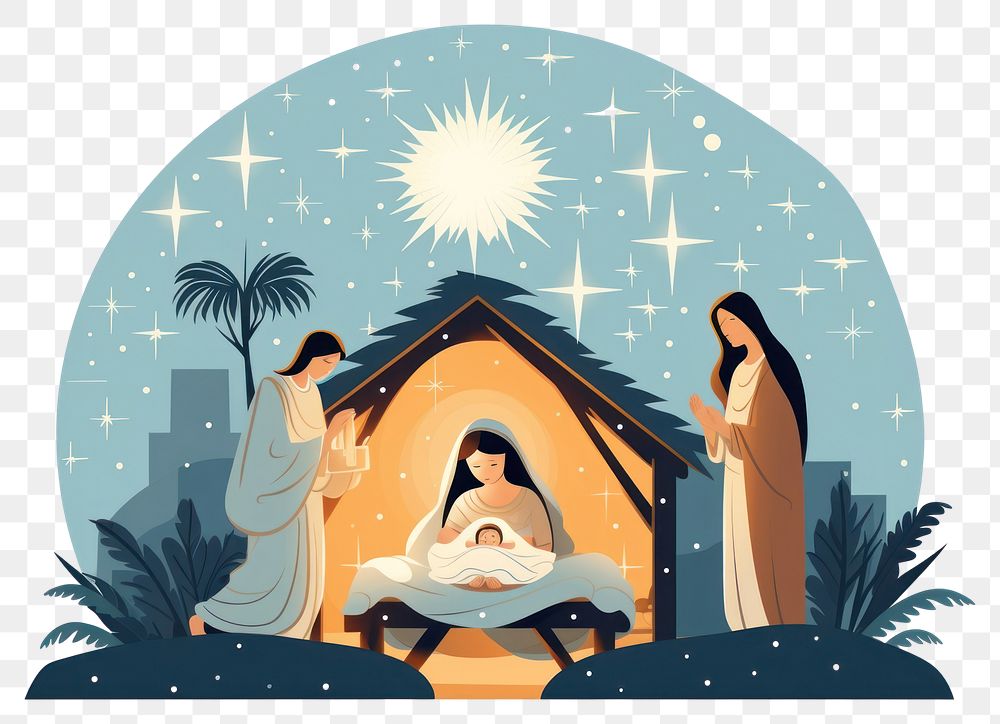 PNG Outdoors art nativity scene | Premium PNG - rawpixel