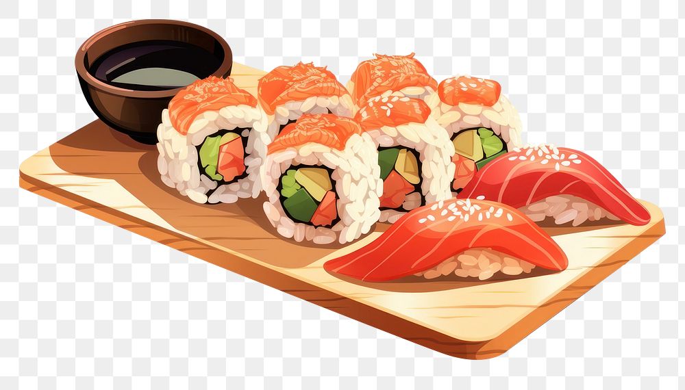 PNG Sushi food rice meal | Premium PNG - rawpixel