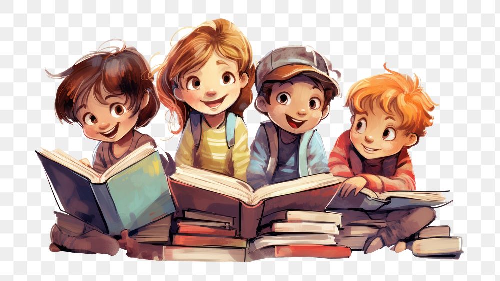 PNG Publication learning reading child | Premium PNG - rawpixel