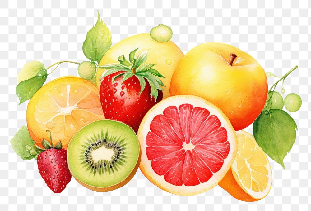 PNG Fruit grapefruit lemon apple. | Premium PNG - rawpixel