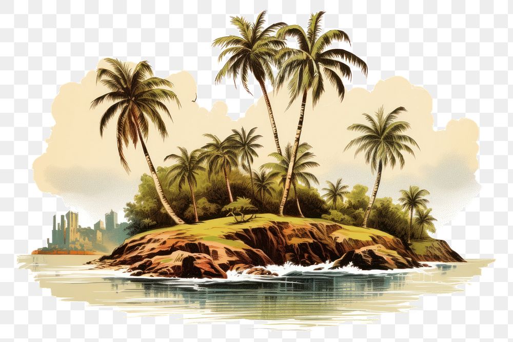 PNG Tropical island outdoors tropics | Premium PNG - rawpixel