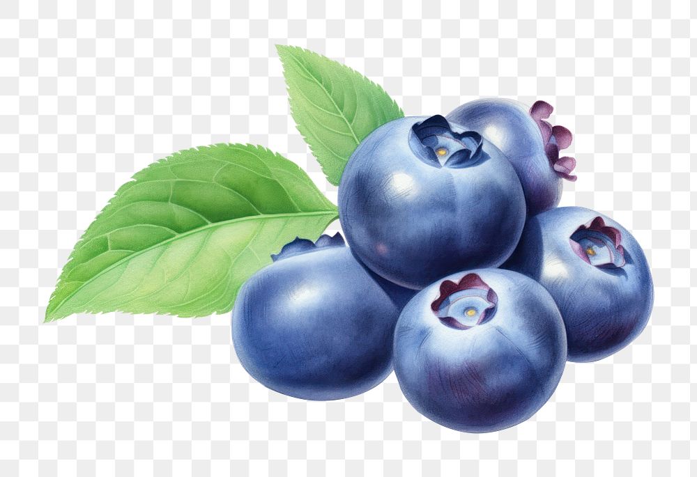 PNG Blueberry blueberry fruit plant | Free PNG - rawpixel